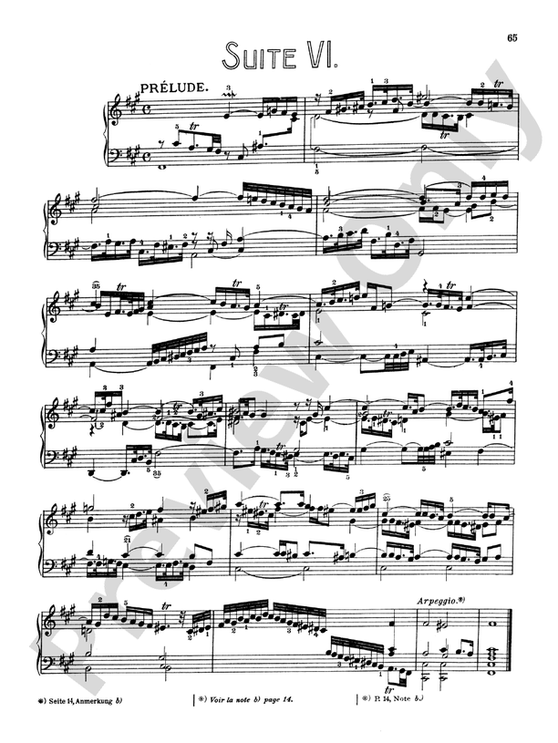 Handel: Suites (Volume I): Suite in F sharp Major Part - Digital Sheet ...