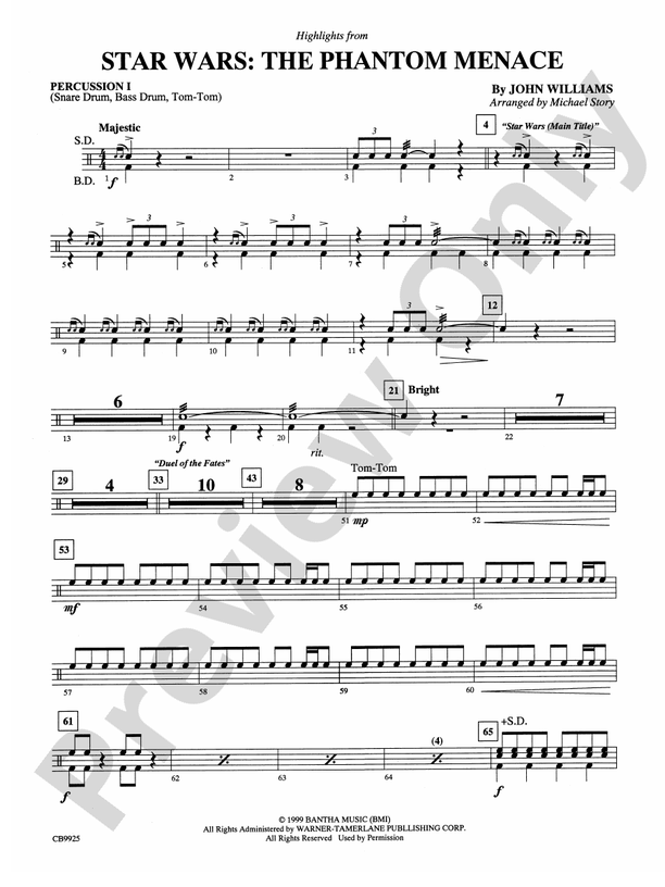 Star Wars®: Episode I The Phantom Menace, Highlights from: 1st ...