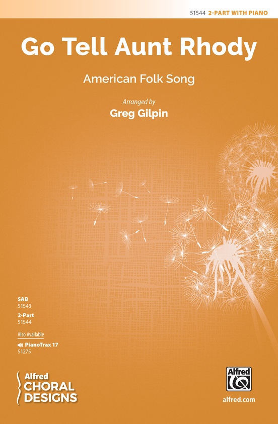 Go Tell Aunt Rhody: 2-Part Choral Octavo | Sheet Music