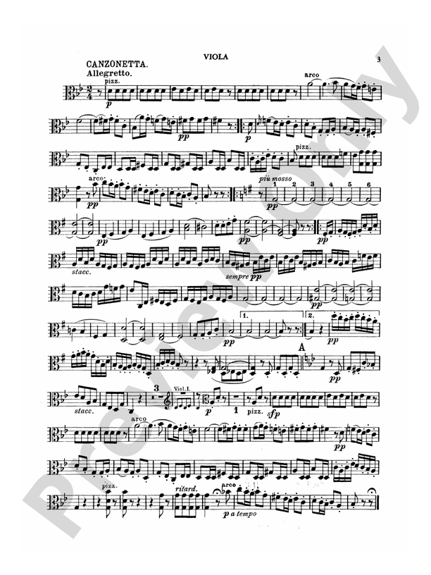 String Quartets, Op. 12; Op. 44, Nos. 1, 2 & 3: Viola: Viola Part - Digital Sheet Music Download