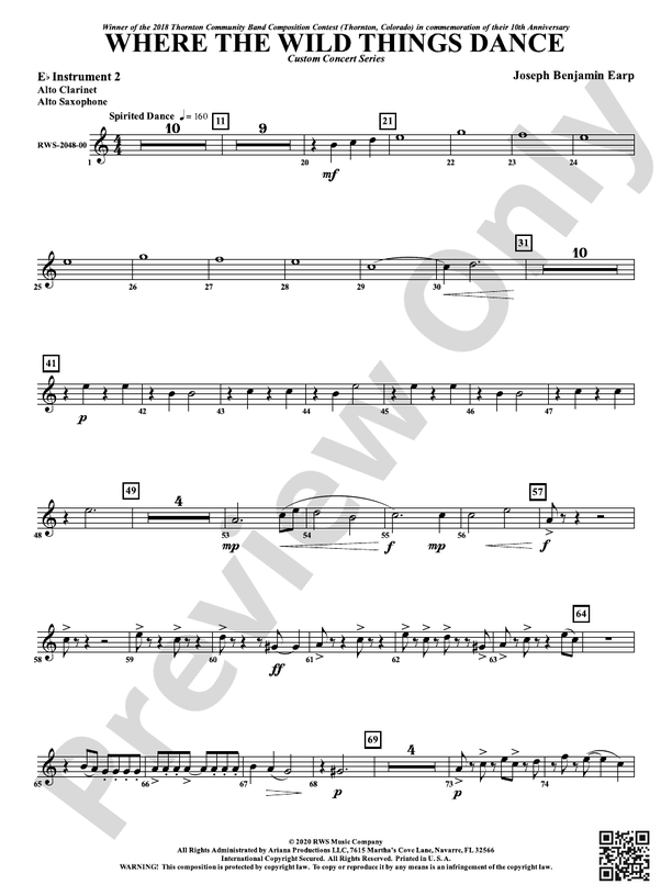 Where the Wild Things Dance: Part 2 - E-flat Instruments: Part 2 - E-flat Instruments Part ...