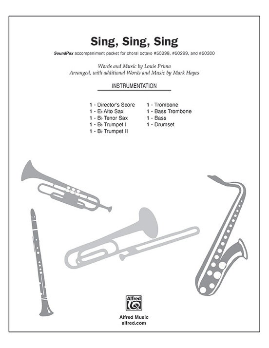Sing, Sing, Sing: Bass Trombone: Bass Trombone Part - Digital Sheet Music Download