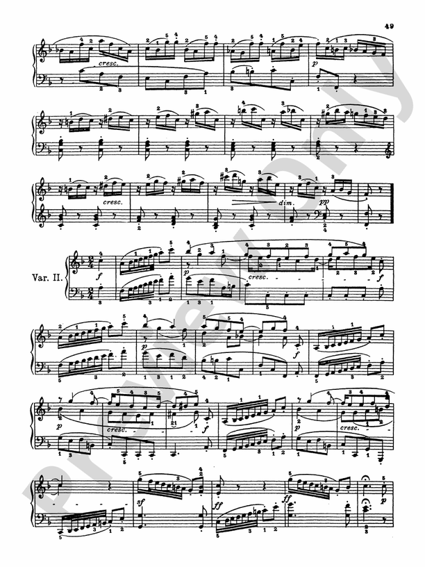 Beethoven: Variations (Volume II): Seven Variations on "Kind, willst du ...