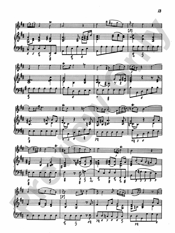 Bach: Two Sonatas (A Minor and D Major): Sonata in D Major Part ...