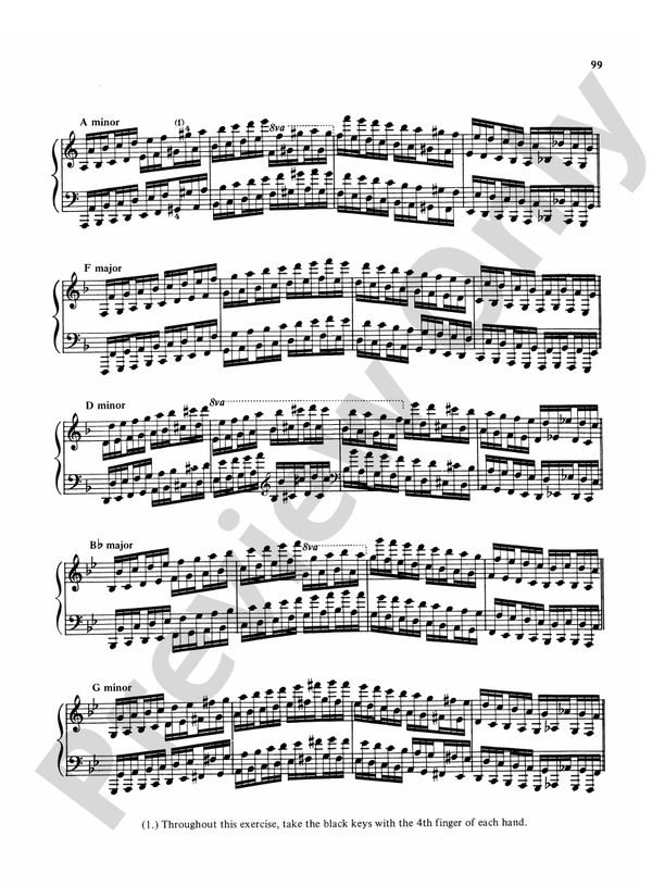 Hanon: The Virtuoso Pianist (Complete): No. 56 Part - Digital Sheet Music Download