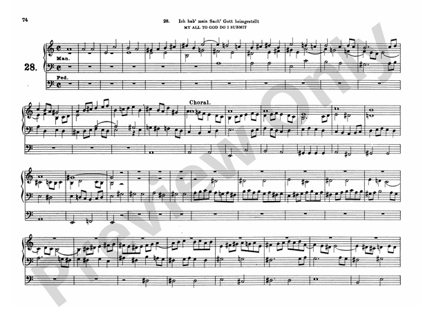 Bach: Complete Organ Works, Volume VI: My all to God do I submit Part ...