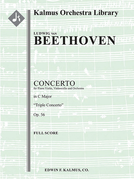 Concerto for Violin, Cello and Piano (Triple Concerto), Op. 56: Full Orchestra, Solo Strings ...