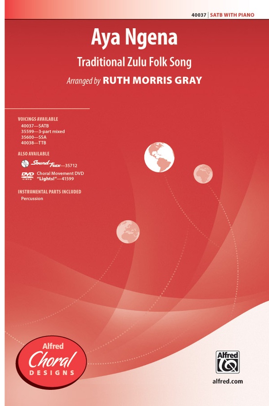 Aya Ngena: SATB Choral Octavo - Digital Sheet Music Download