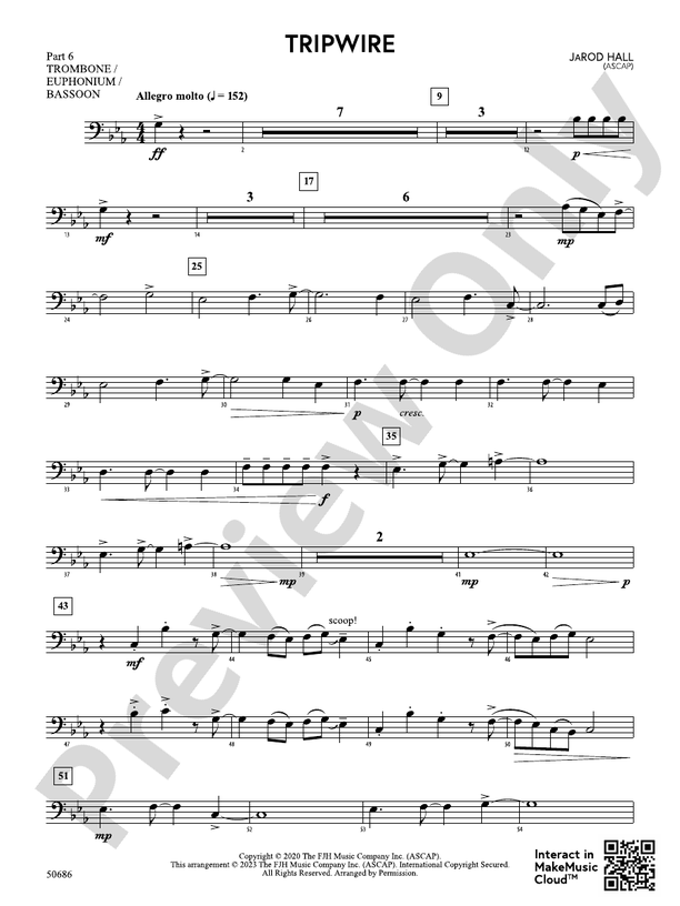 Tripwire: Part 6 - Trombone / Euphonium / Bassoon: Part 6 - Trombone ...