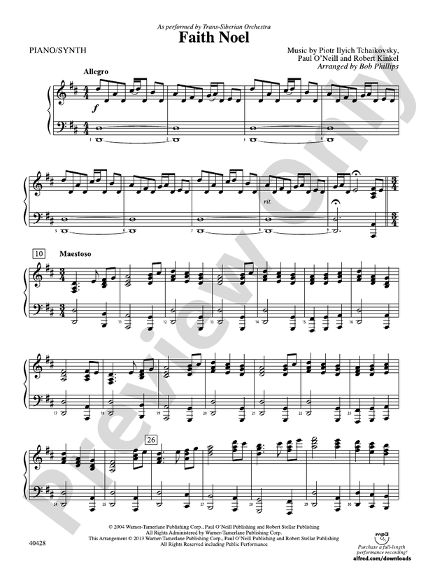 Faith Noel: Piano Accompaniment: Piano Accompaniment Part - Digital ...