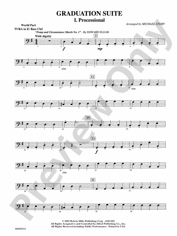 Graduation Suite (Processional: Pomp and Circumstance March No. 1 ...