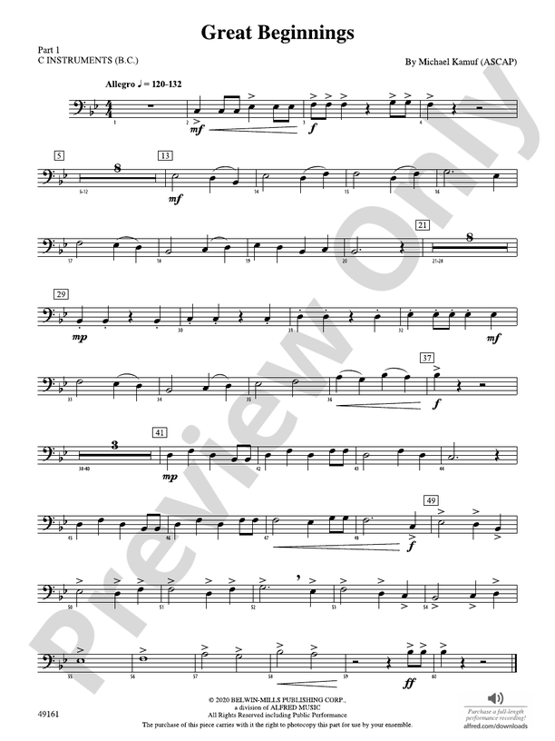 Great Beginnings: Part 1 - C Instruments (B.C.): Part 1 - C Instruments ...