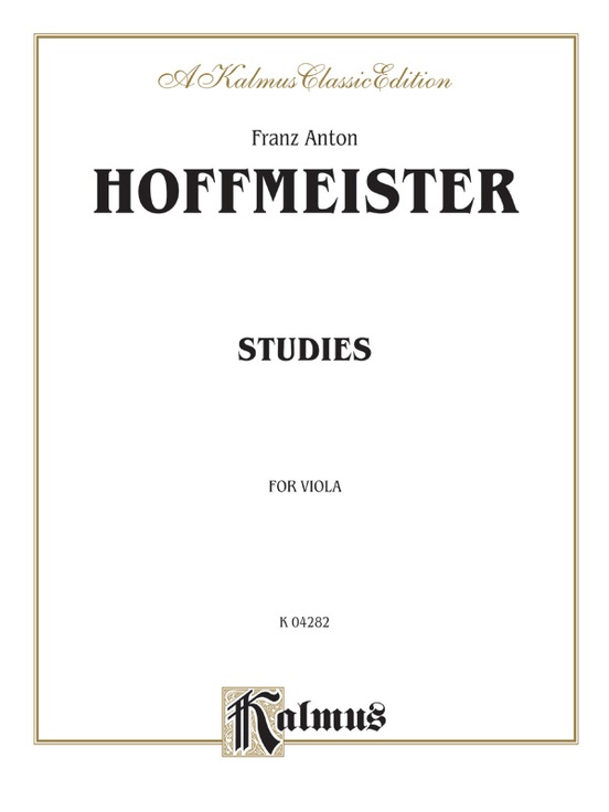 Hoffmeister: Studies: Study No. 4 Part - Digital Sheet Music Download