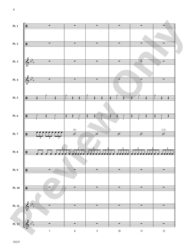 Clapping Music Variations: Percussion Ensemble Score - Digital Sheet ...