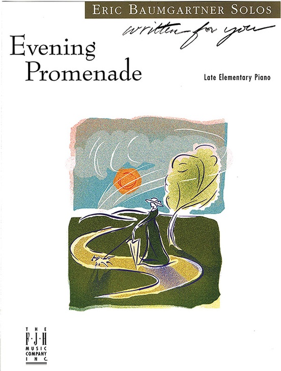 Evening Promenade: Late Elementary Piano Sheet: Eric Baumgartner ...