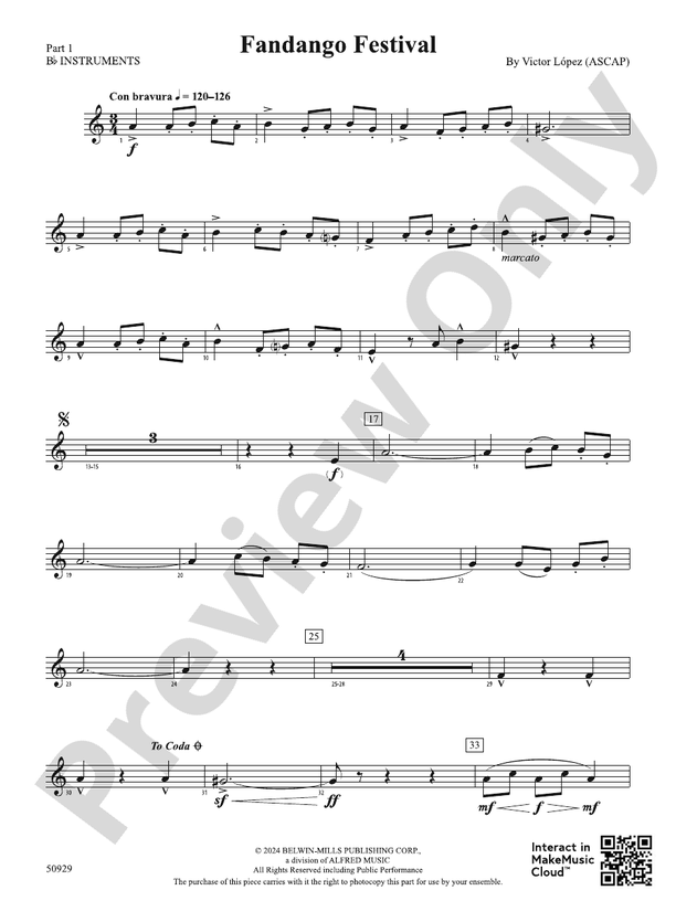 Fandango Festival: Part 1 - B-flat Instruments: Part 1 - B-flat ...