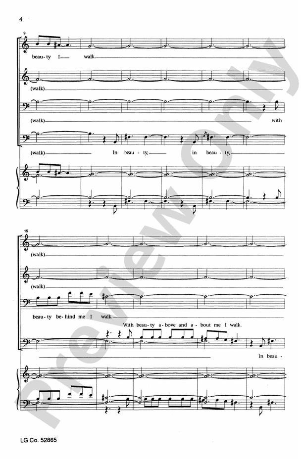 Six Native American Songs: SATB Choral Octavo: Sigurd Christiansen ...