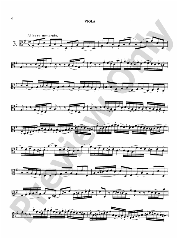 Bach: Four Duets for Violin and Viola: Duet No. 3 (Viola) Part ...