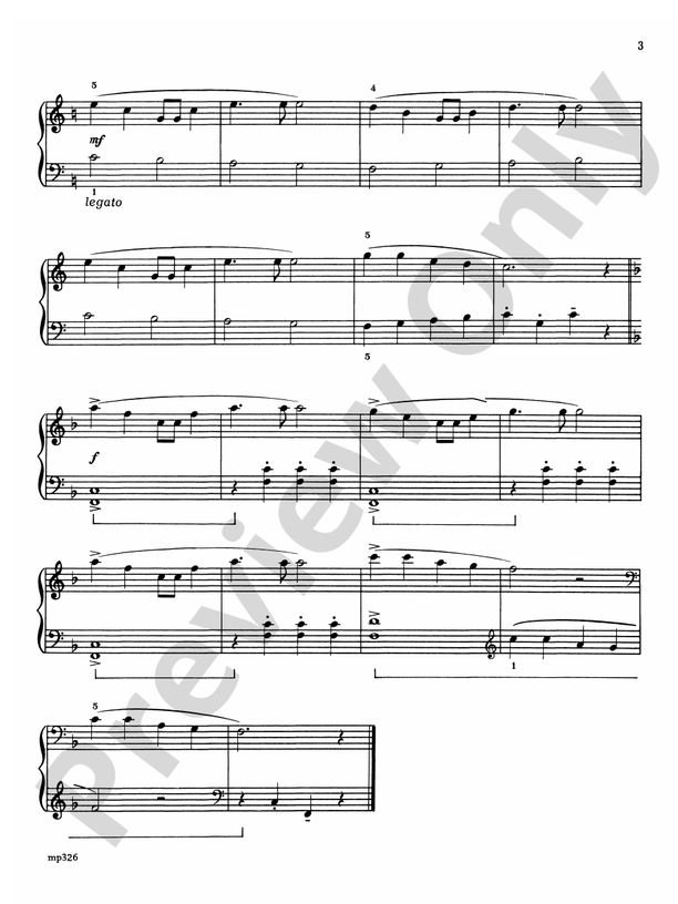 American Folk Songs: Piano - Digital Sheet Music Download