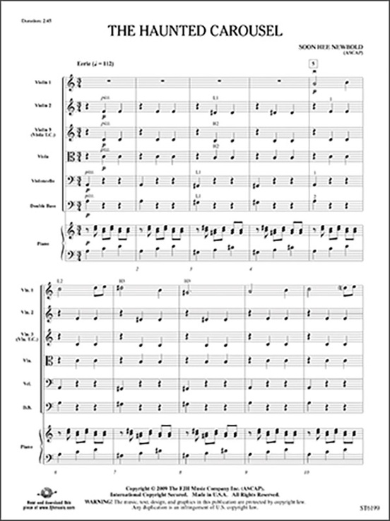The Haunted Carousel: String Orchestra Conductor Score & Parts: Soon ...