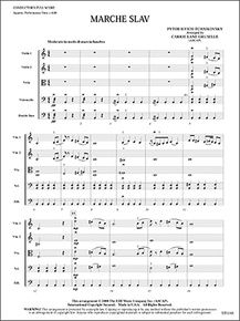 Marche Slav: String Orchestra Conductor Score & Parts: Pyotr Ilyich ...