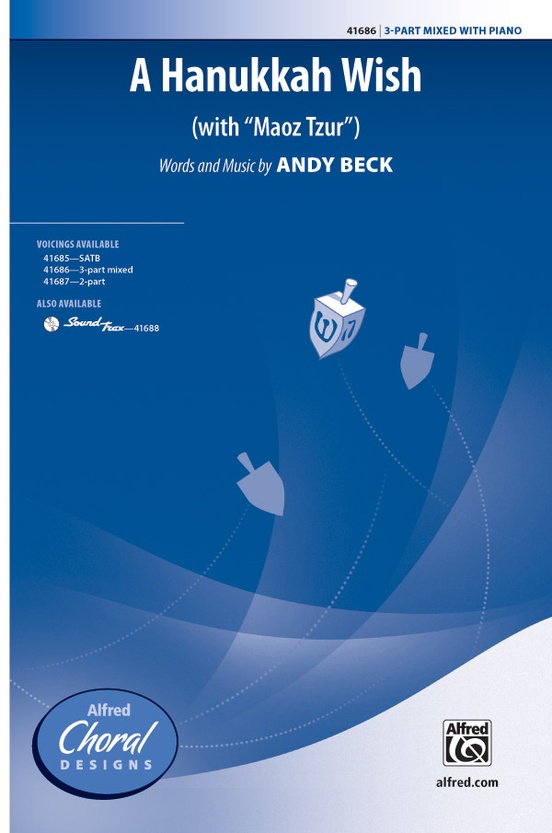 A Hanukkah Wish 3 Part Mixed Choral Octavo Andy Beck Digital Sheet