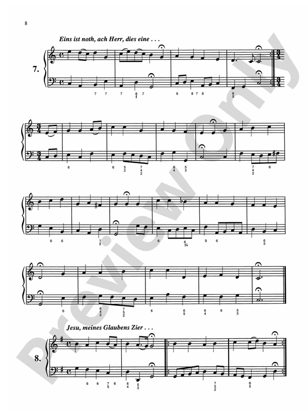 Bach: Sixty-nine Chorales with figured bass (Ed. Hans Bischoff): Sixty ...