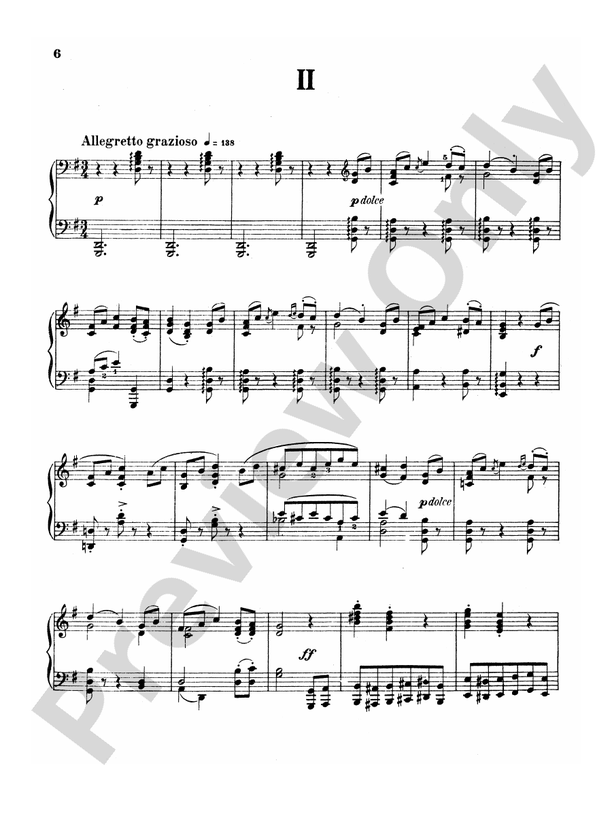 Beethoven: Three German Dances: German Dance II Part - Digital Sheet ...