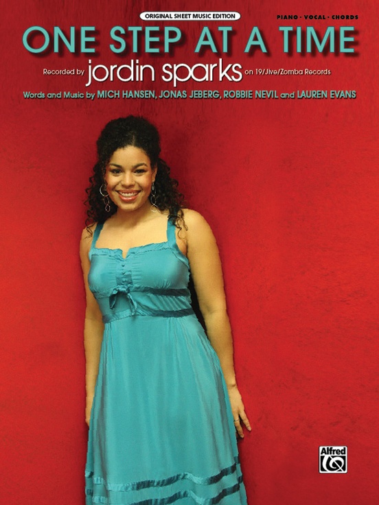 One Step at a Time: Piano/Vocal/Chords: Jordin Sparks - Digital Sheet ...