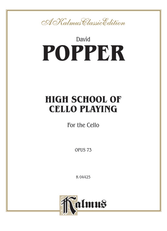 Popper: High School of Cello Playing, Op. 73 (40 Etudes): Etude No. 33 ...
