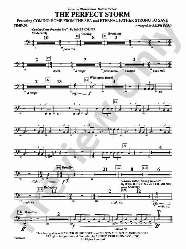 The Perfect Storm (from the Warner Bros. Motion Picture): Timpani ...