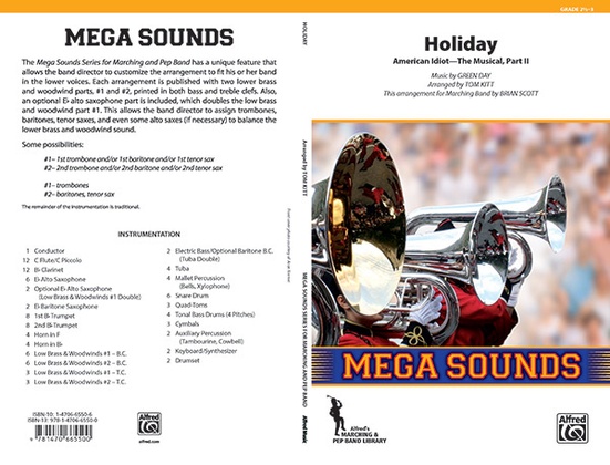 Holiday: E-flat Alto Saxophone: E-flat Alto Saxophone Part - Digital Sheet Music Download