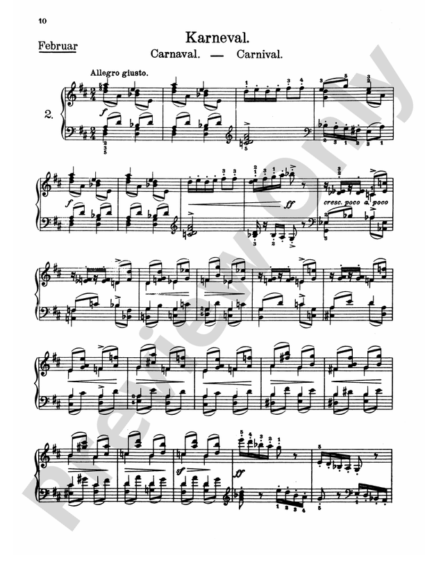 Tchaikovsky: The Seasons, Op. 37A: February-- Carnival Part - Digital ...