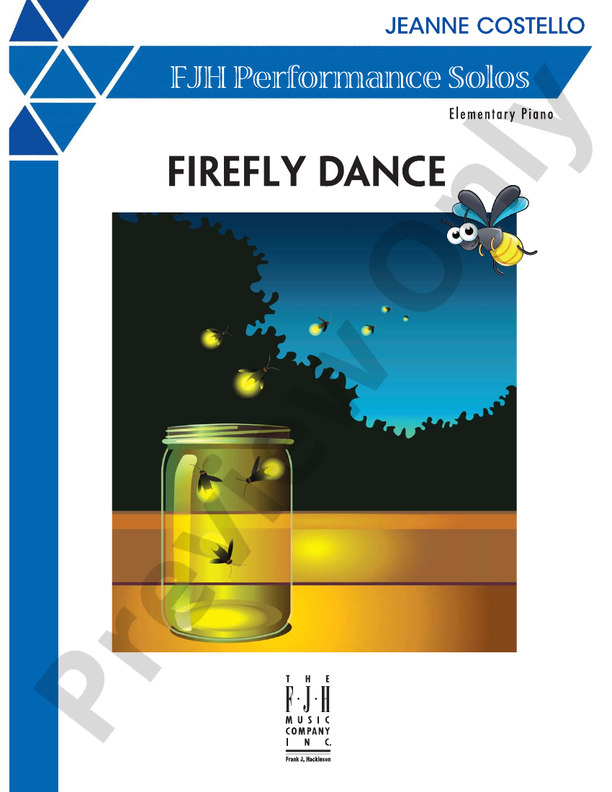 Firefly Dance: Piano: Jeanne Costello - Digital Sheet Music Download