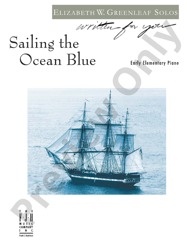 Sailing the Ocean Blue: Piano: Elizabeth W. Greenleaf - Digital Sheet ...