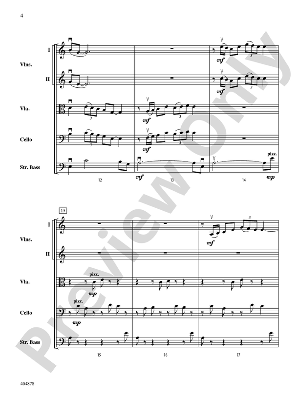 Autumn Scenes: Score: String Orchestra Score - Digital Sheet Music Download