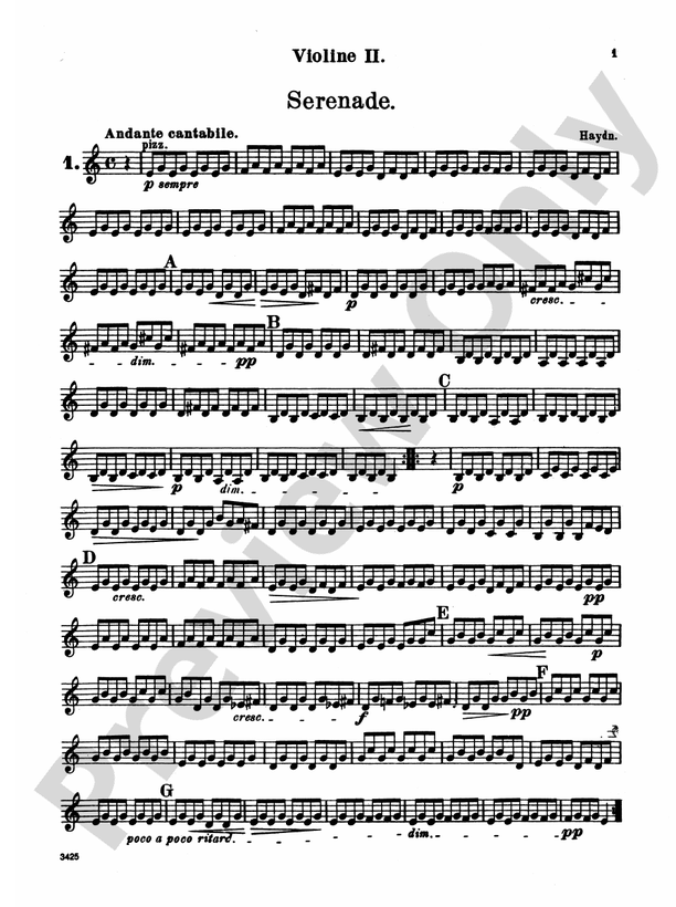 Album of Easy String Quartets, Volume I (Pieces by Bach, Haydn, Mozart ...