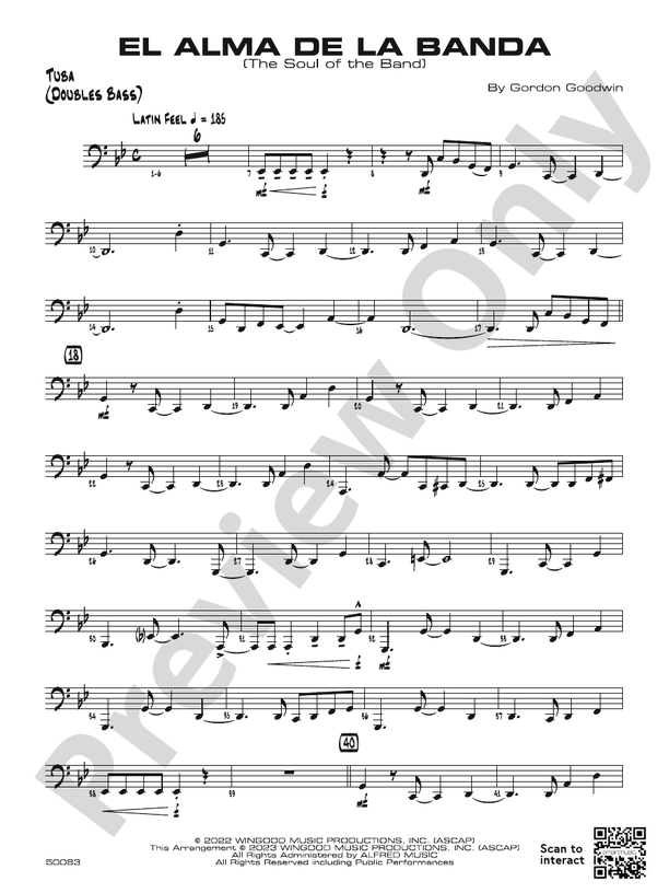 El Alma de la Banda: Tuba: Tuba Part - Digital Sheet Music Download