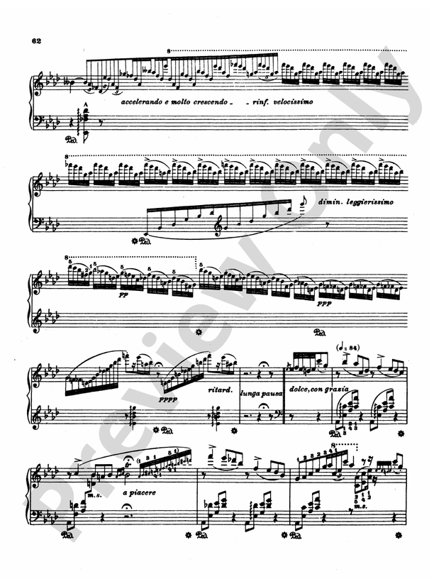 Liszt: Etudes (Volume II): Bravour-Studies, No. 9 (Ricordanza) Part ...