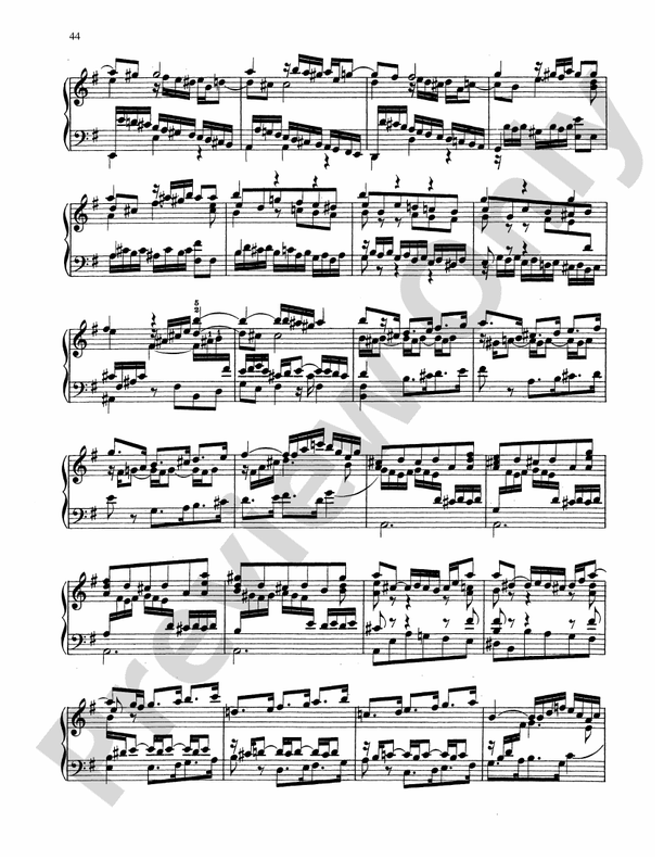 Bach: Six Organ Preludes and Fugues (Arr. Franz Liszt): No. 5, Prelude ...