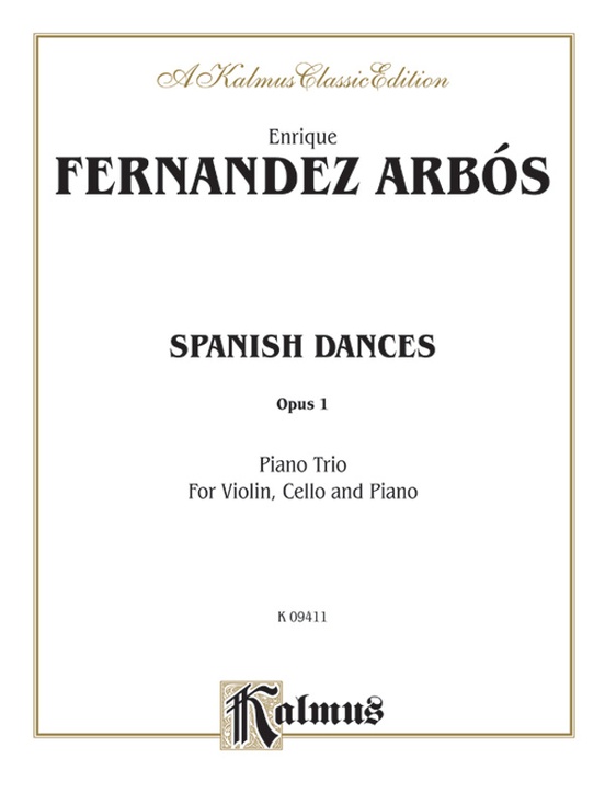 Arbós: Spanish Dances, Op. 1: 1. Bolero (Violin) Part - Digital Sheet ...