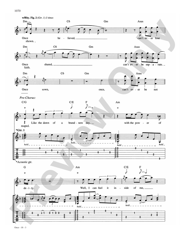 Once: Guitar: Van Halen - Digital Sheet Music Download