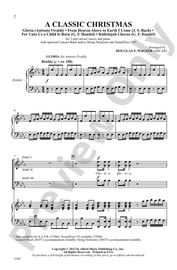 A Classic Christmas: 3-Part Mixed Choral Octavo - Digital Sheet Music ...