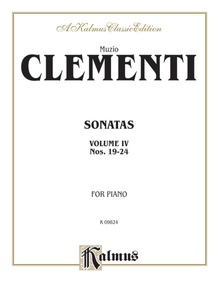 Clementi: Piano Sonatas (Volume IV): Piano Book: Muzio Clementi - Digital Sheet Music Download