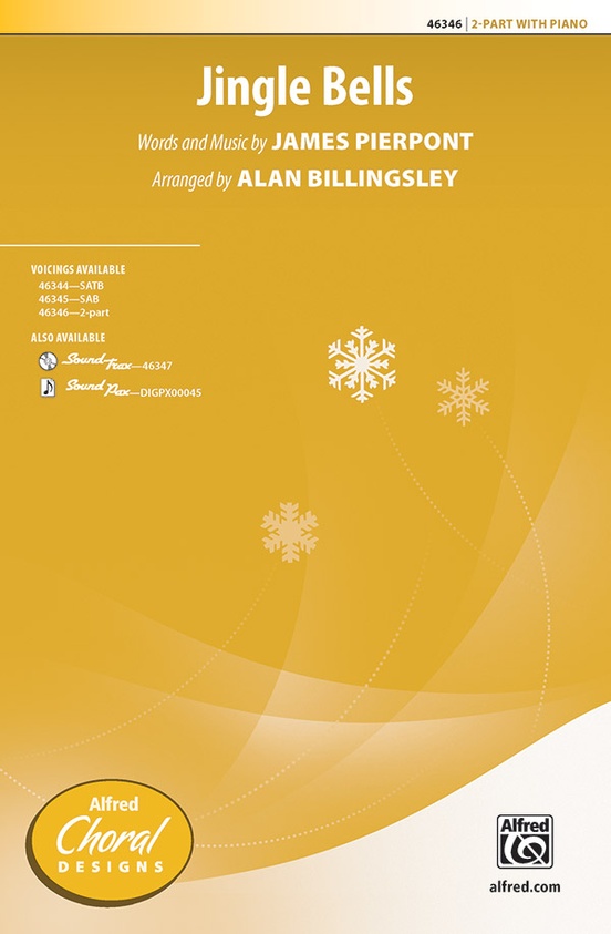Jingle Bells: 2-Part Choral Octavo: James Pierpont - Digital Sheet ...