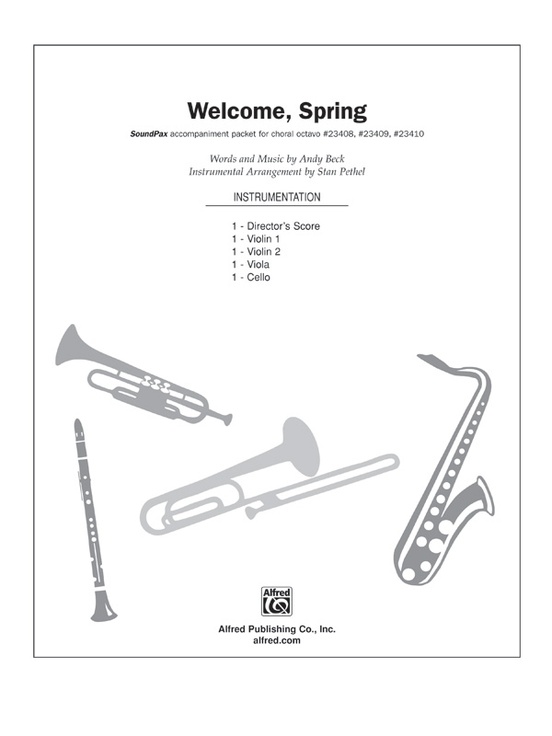 Welcome, Spring: 2nd Violin: 2nd Violin Part - Digital Sheet Music Download