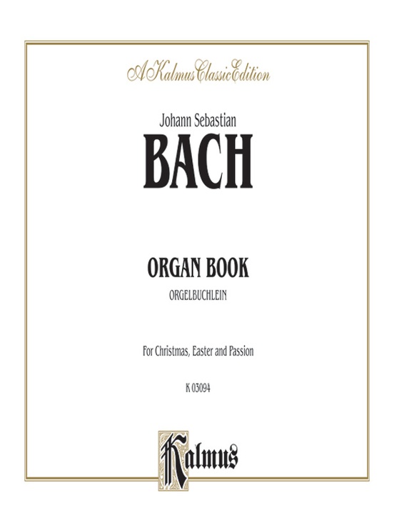 Bach: Organbook (Orgelbuchlein): 12. Jesu meine Freude Part - Digital Sheet Music Download