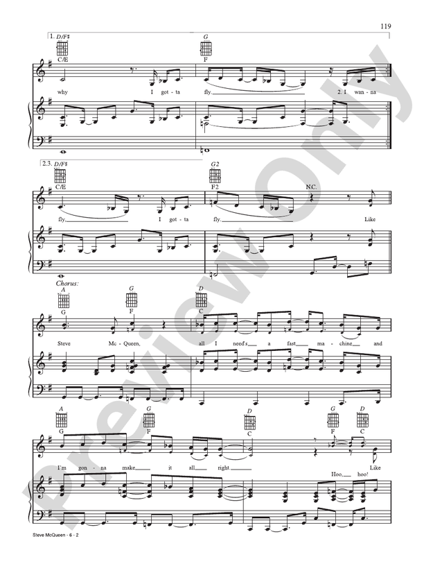 Steve McQueen: Piano/Vocal/Chords: Sheryl Crow - Digital Sheet Music ...