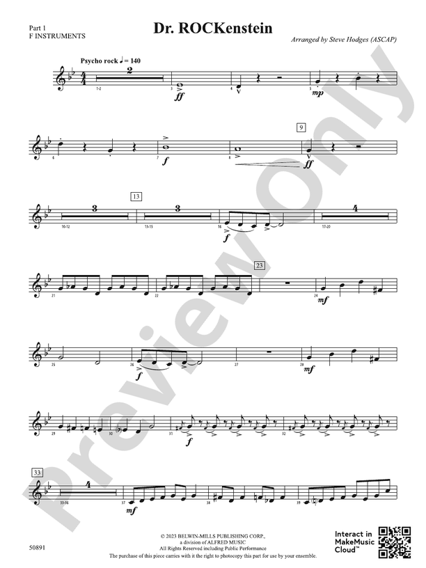 Dr. ROCKenstein: Part 1 - F Instruments: Part 1 - F Instruments Part ...