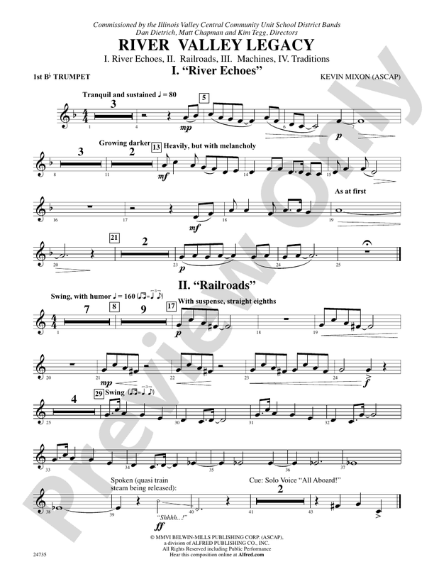 River Valley Legacy (I. River Echoes, II. Railroads, III. Machines, IV ...